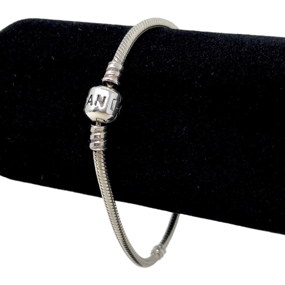 Authentic Pandora Moments Sterling Silver Snake Chain… - Gem